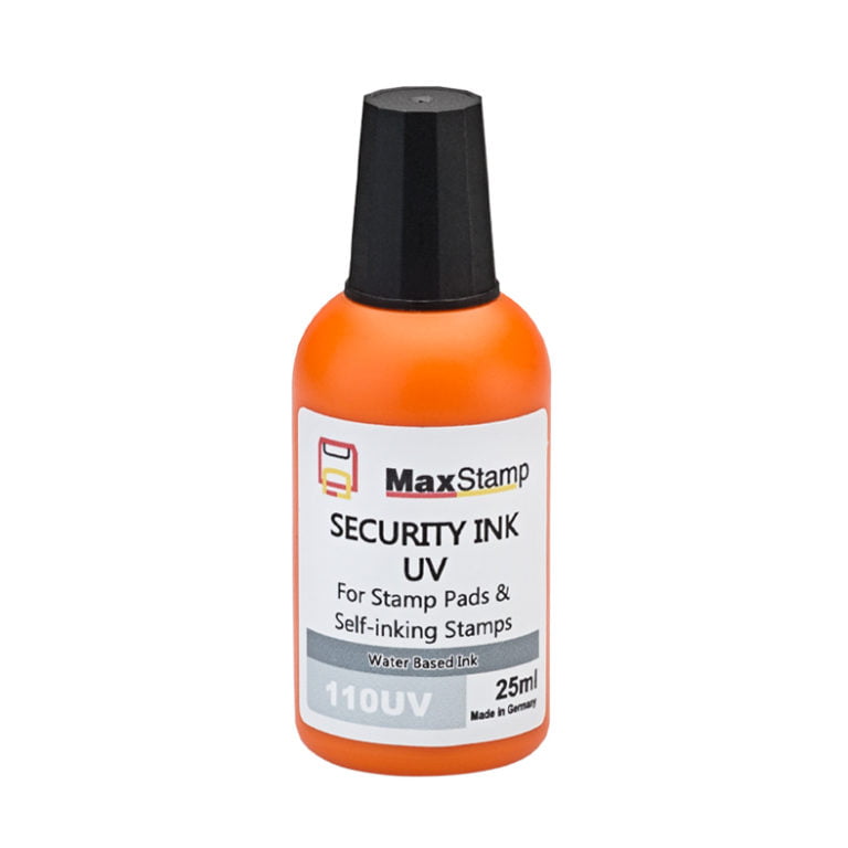 UV Ink 25ml - UV110 - MaxStamp Ink For Rubber Stamps