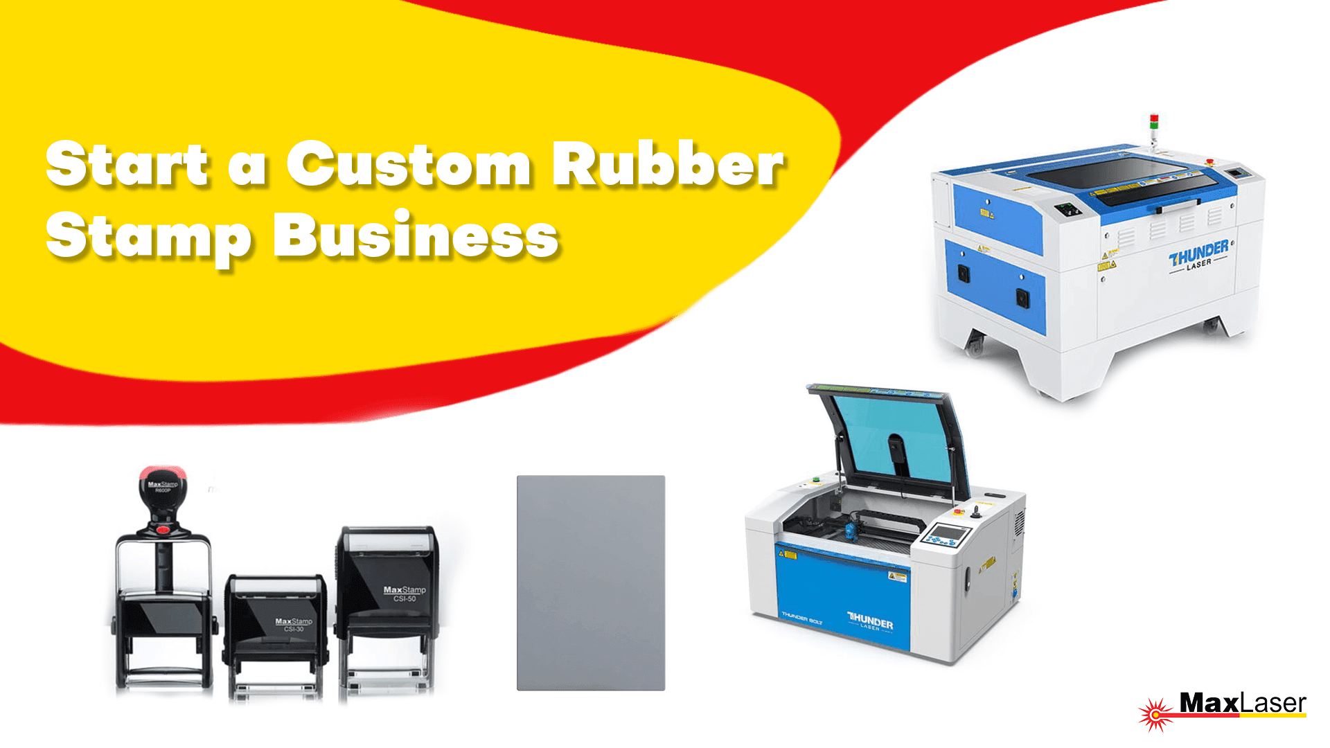Start a Custom Rubber Stamp Making Business - MaxLaser